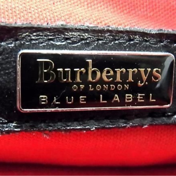 Burberry | Bags | Auth Burberry Nova Check Tote Wool And Leather ...